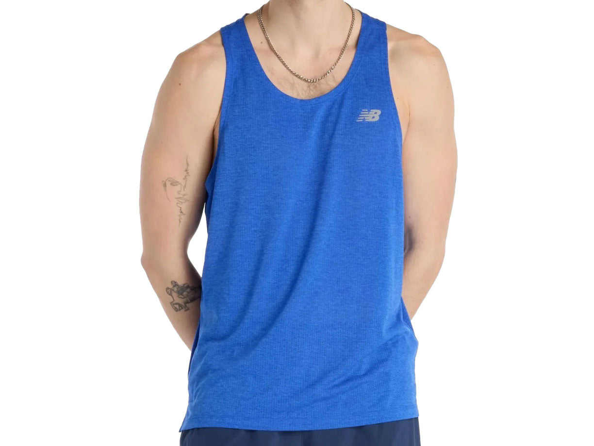 Men's New Balance Athletics Singlet - MT41250-BEA – =PR= Run & Walk
